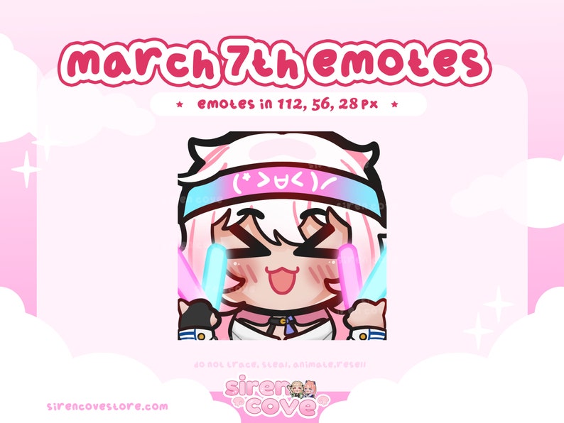March 7th Cheer Emote Honkai Star Rail for Twitch Discord and - Etsy ...