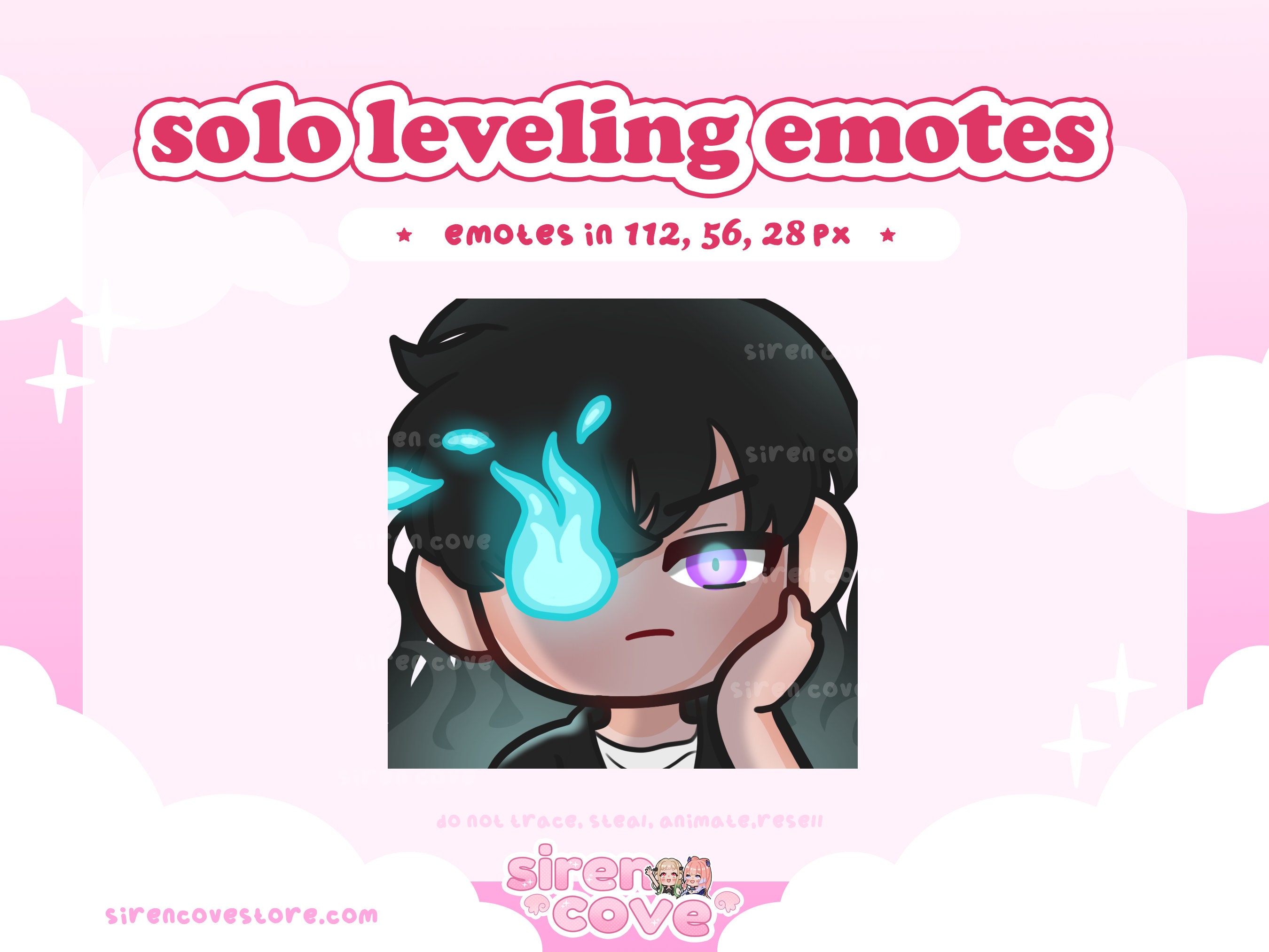 Solo Leveling Sung Jinwoo Emote for Twitch Discord and - Etsy UK