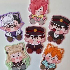 TBHK Kitties Vinyl Stickers, Cute Stickers, Chibi, Nene, Hanako-kun ...