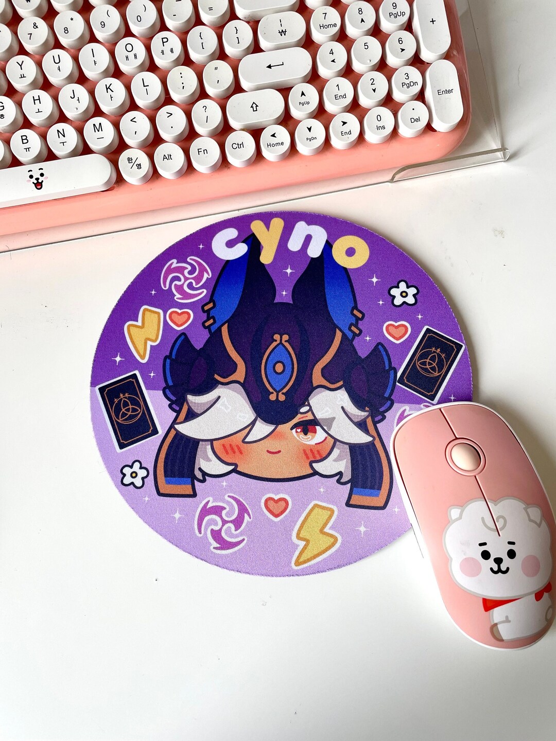 Cyno Mousepad Round Genshin Impact Mouse Mat - Etsy