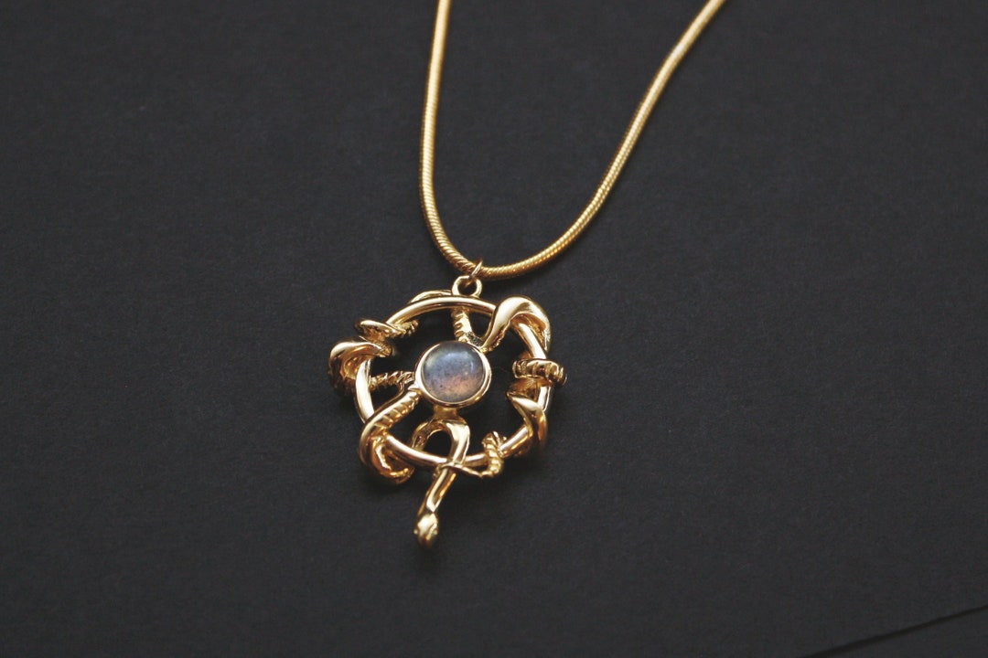 Eternal Serpent Adjustable Pendant - Adjustable Necklace, Snake ...