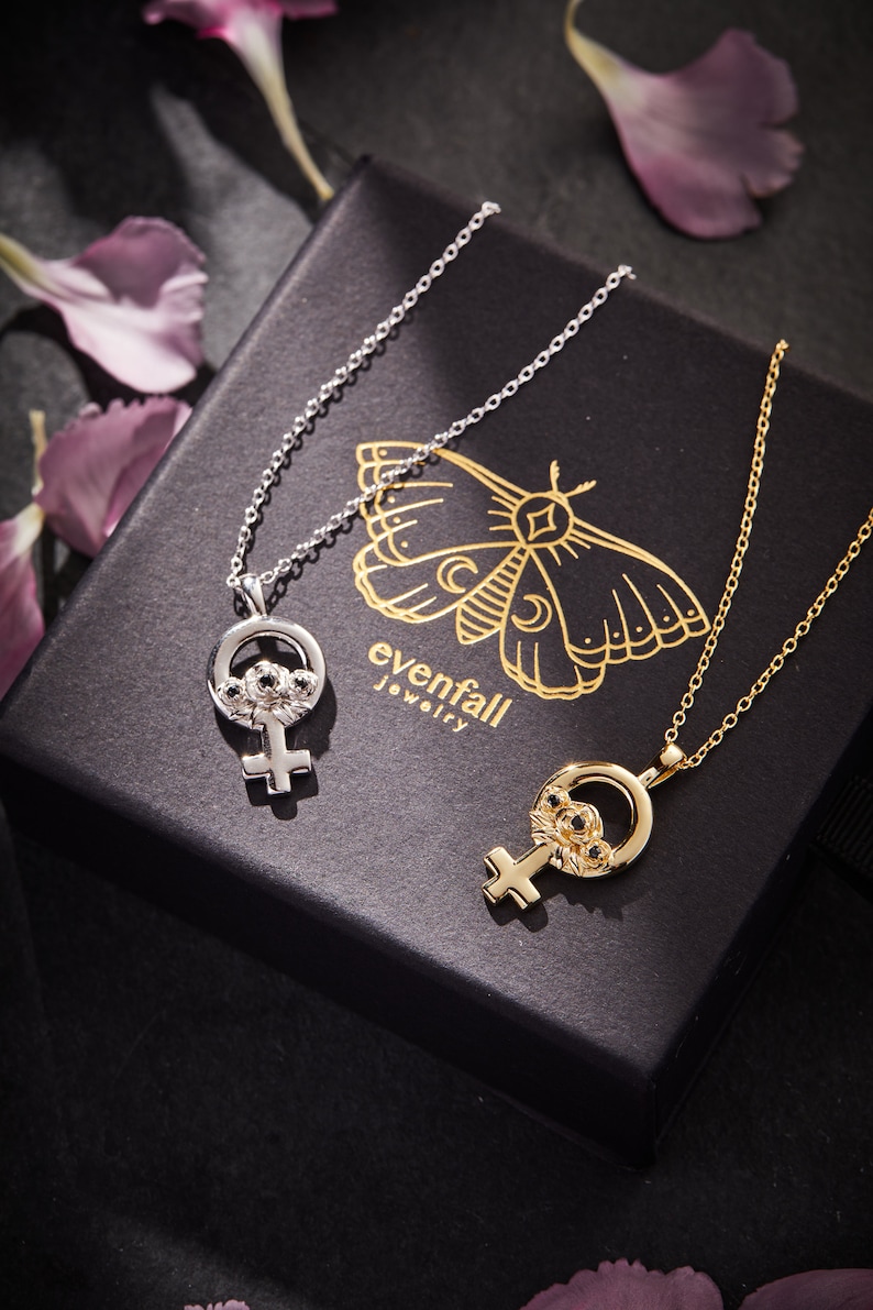 Venus Symbol Necklace, Femininst Necklace, Gender Symbol Necklace ...
