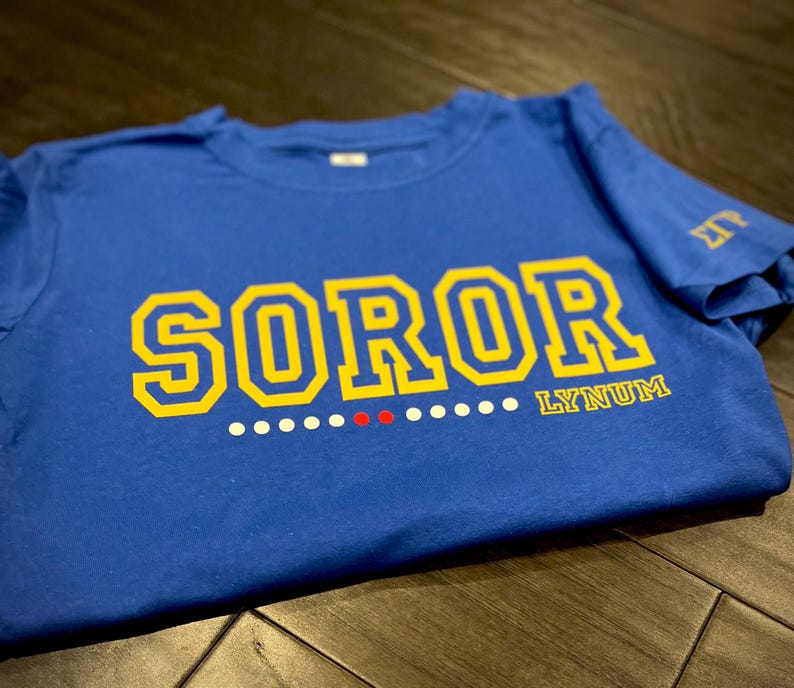 Sigma Gamma Rho SOROR - Custom Tee **STANDARD FIT - Etsy