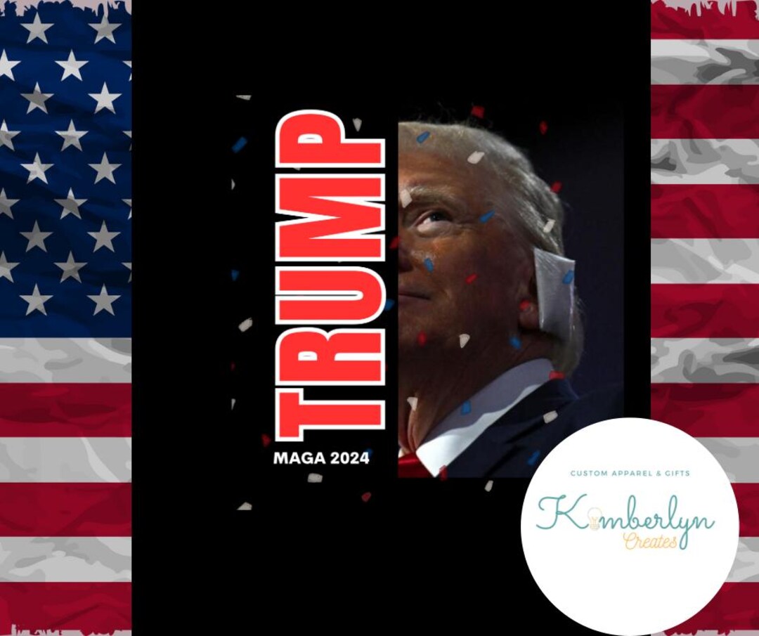 TRUMP MAGA 2024 Split Face Shirt - Etsy