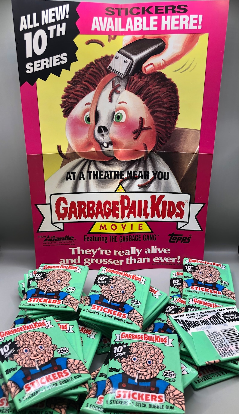 1987 Garbage Pail Kids Series 10 Original Topps Wax Pack Authentic ...