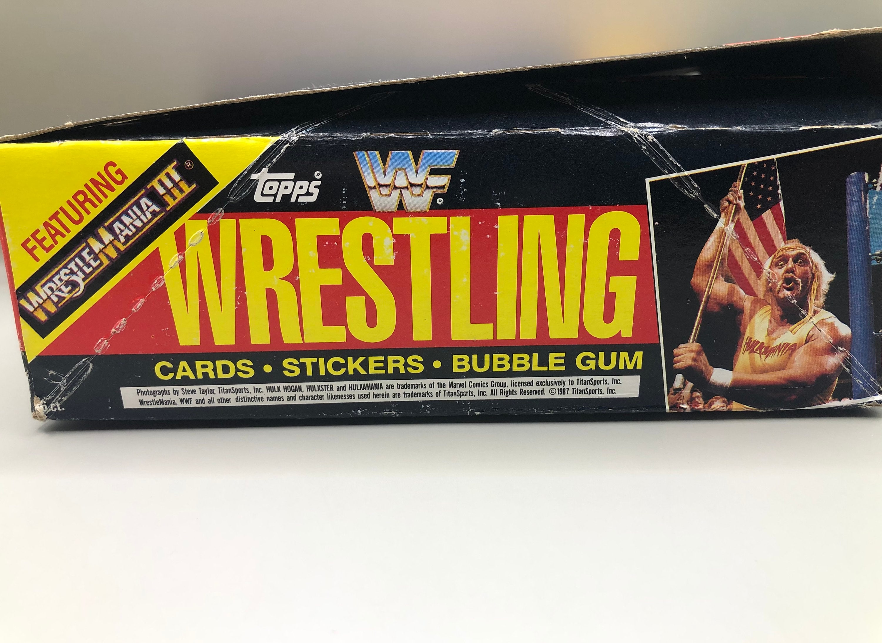 1987 Topps WWF Trading Cards (1) Sealed Pack - WWE Wrestlemania III - Hulk Hogan - Etsy
