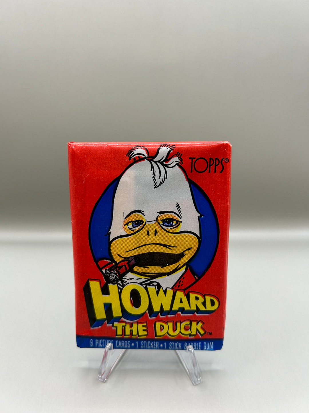 1986 Topps Howard the Duck Trading Card Pack (1) Vintage Marvel Wax ...