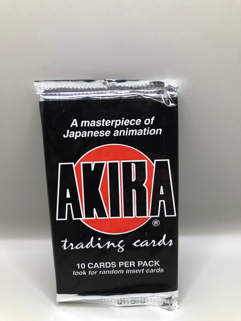 1994 Akira Trading Cards 1 Unopened Pack Manga Anime/katsuhiro Otomo ...