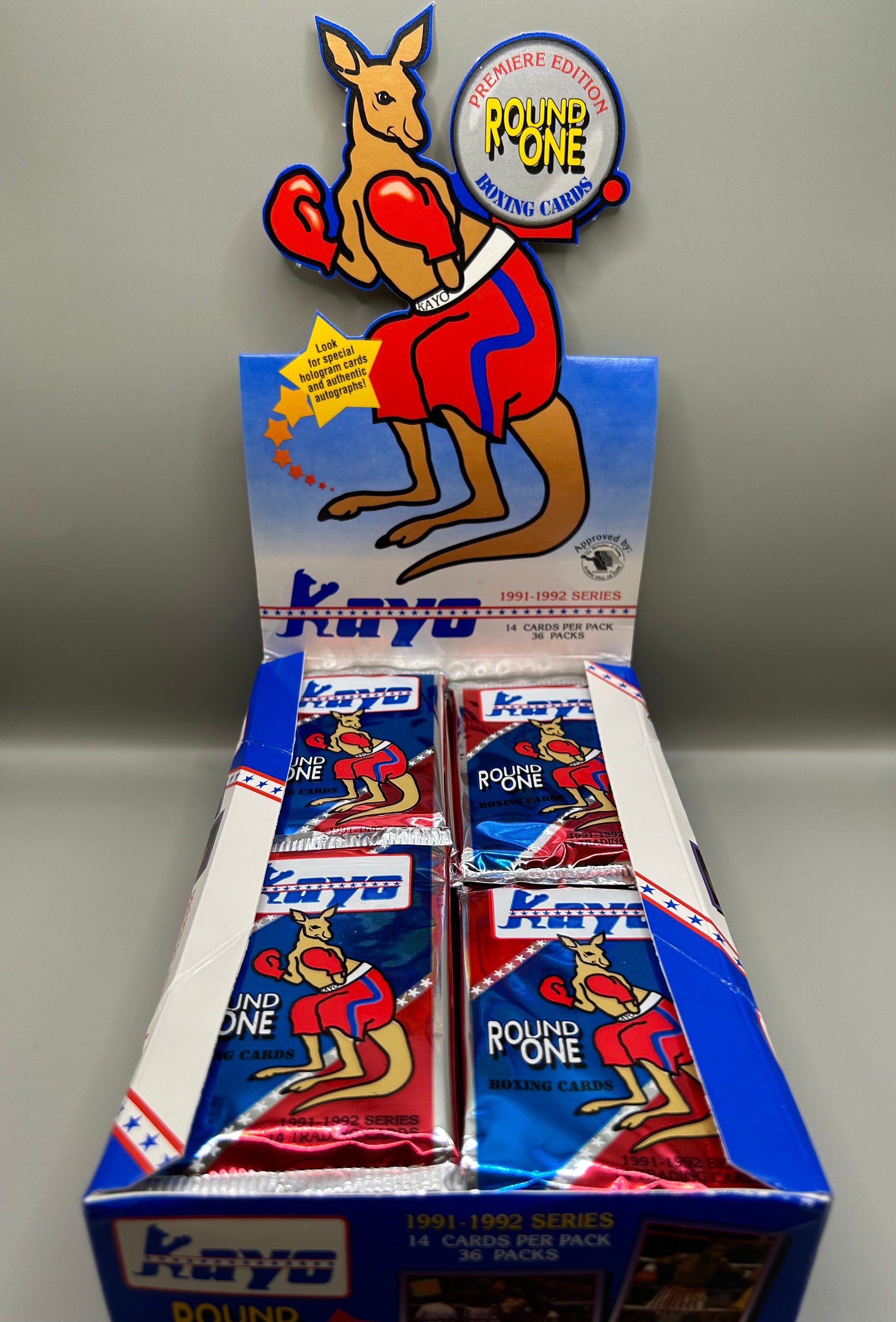 1991-1992 Kayo Boxing Trading Cards. (1) Unopened Pack From A Sealed ...