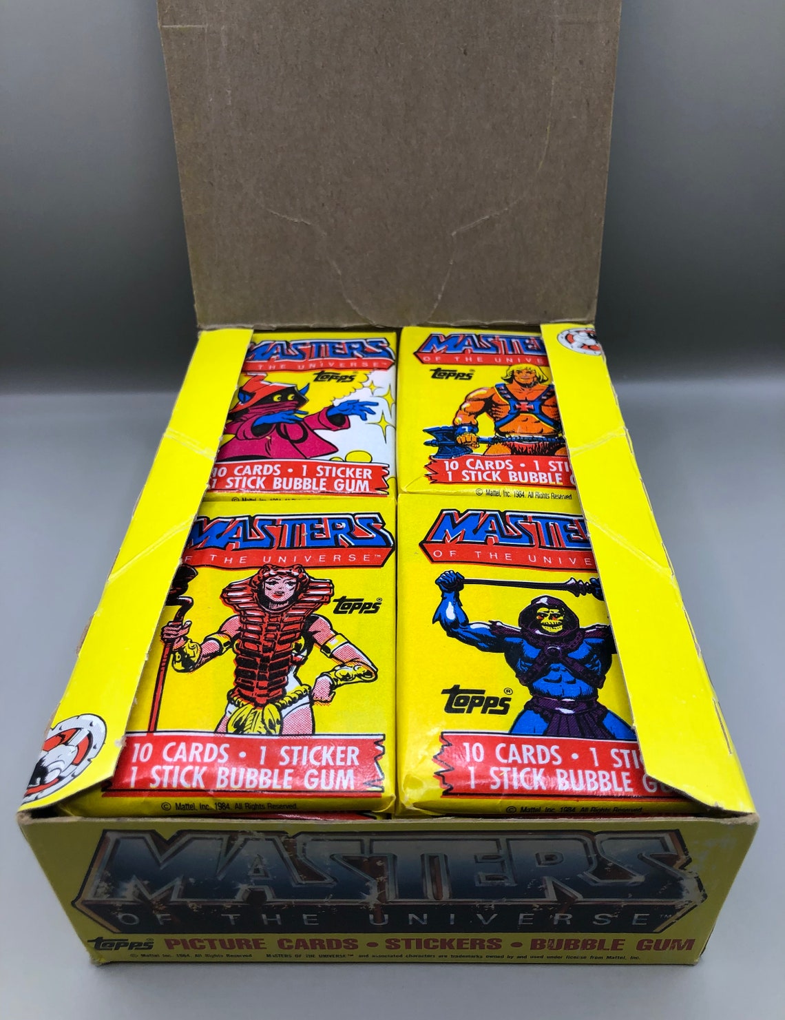 1984 He-man Masters of the Universe Original Topps Wax Pack – 1 Sealed ...