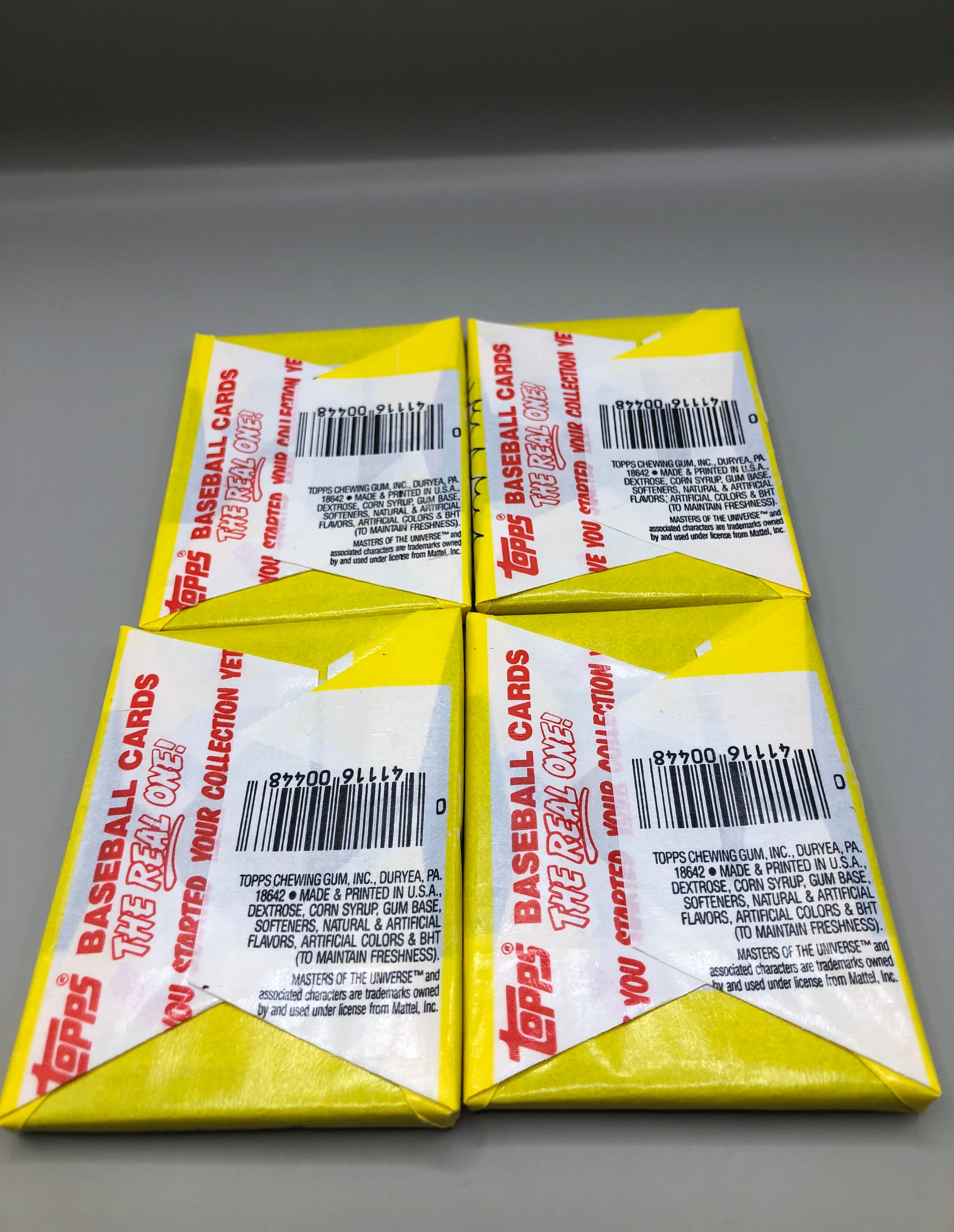 1984 He-man Masters of the Universe Original Topps Wax Pack – 1 Sealed ...