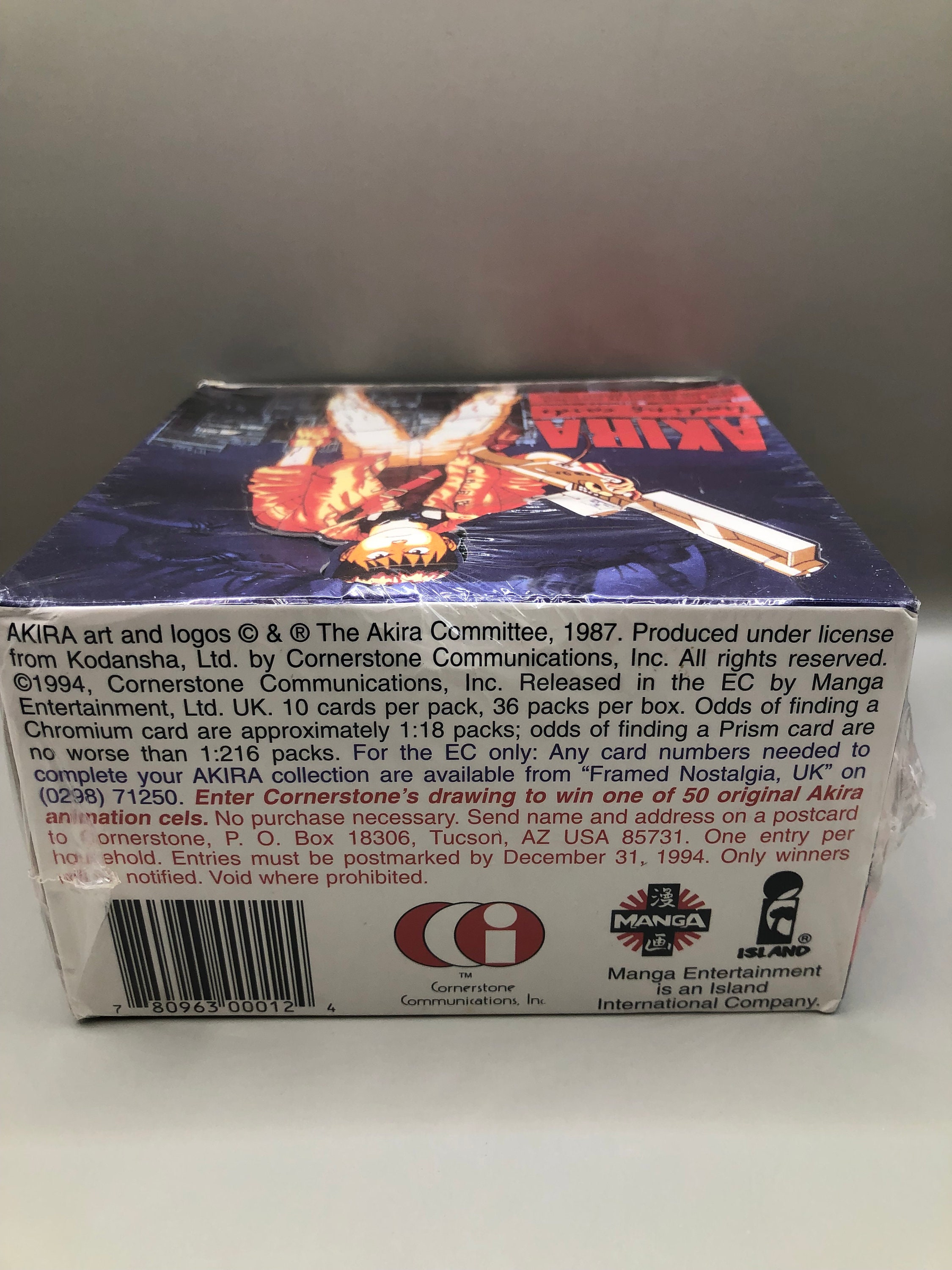 1994 Akira Trading Cards 1 Unopened Pack Manga Anime/katsuhiro Otomo ...