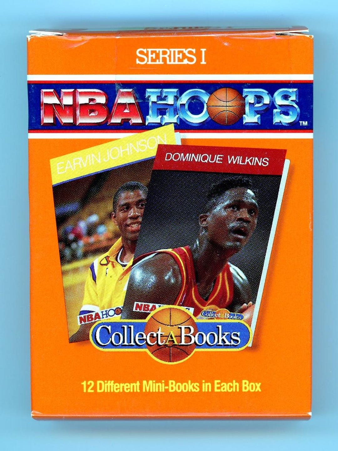 1990 NBA Hoops Series I Collect-a-books Box - 12 Mini-books - Magic ...
