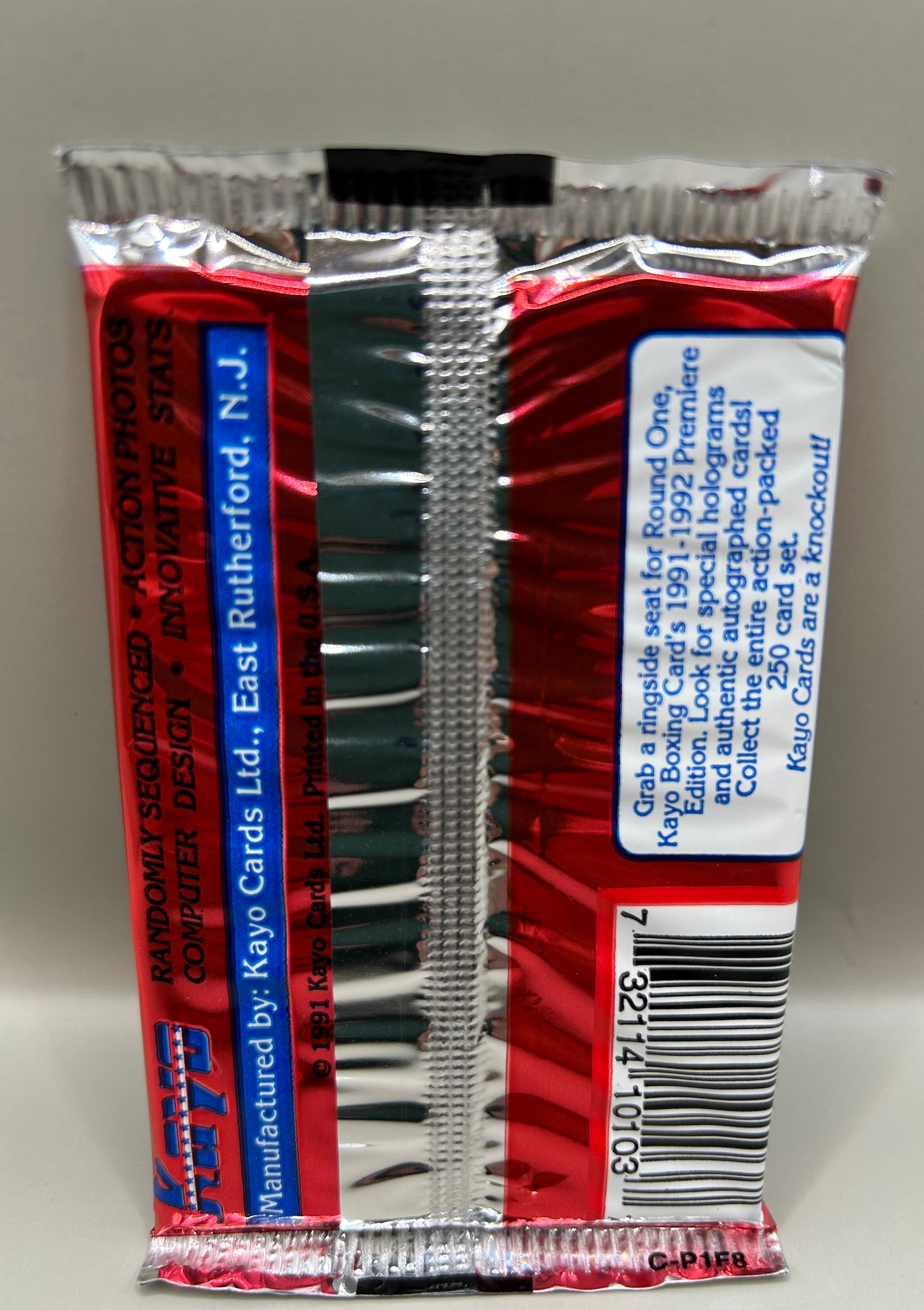 1991-1992 Kayo Boxing Trading Cards. (1) Unopened Pack From A Sealed ...