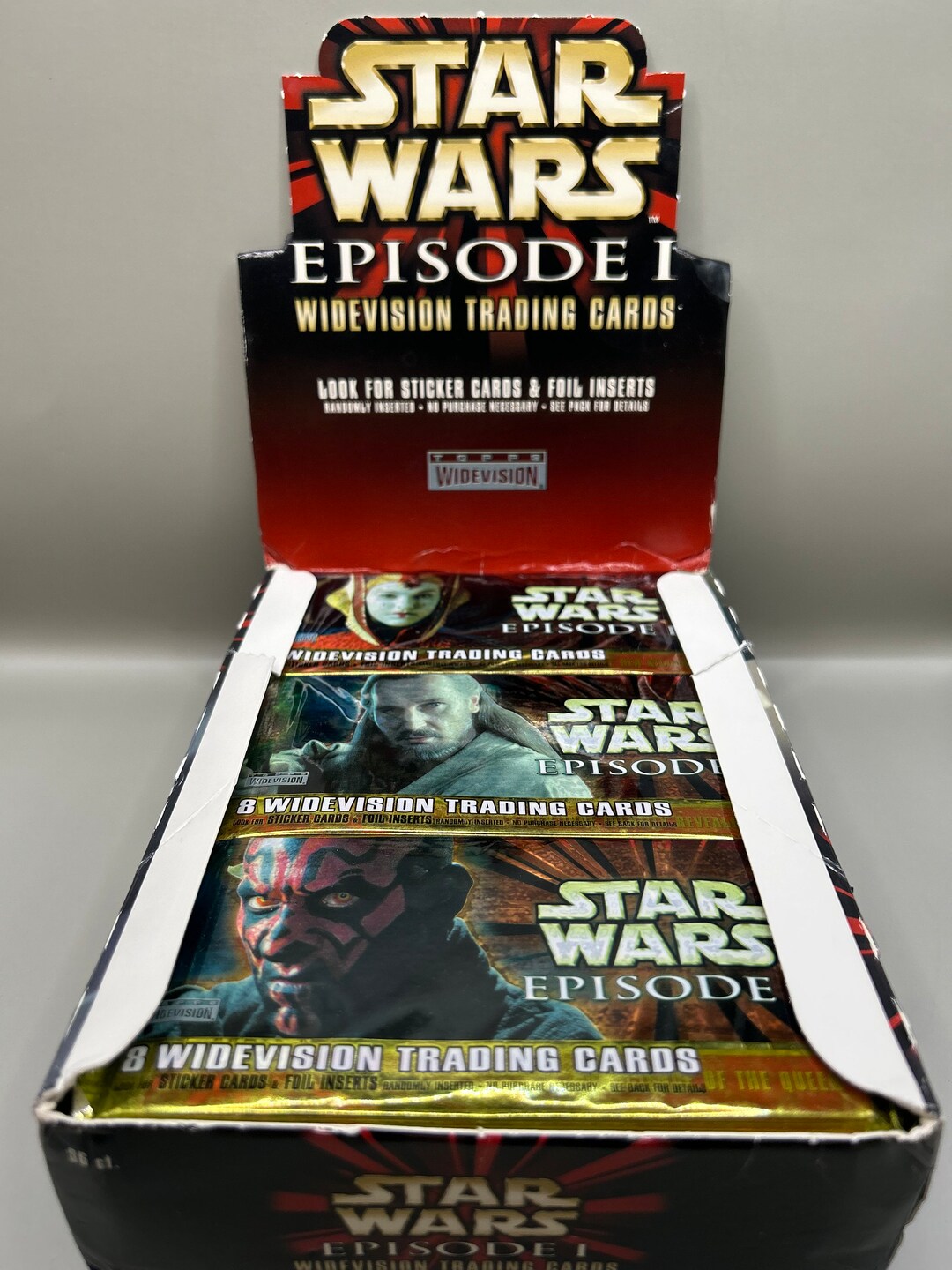 1999 Topps Star Wars Episode 1 Widevision Trading Cards (1) Sealed Pack ...