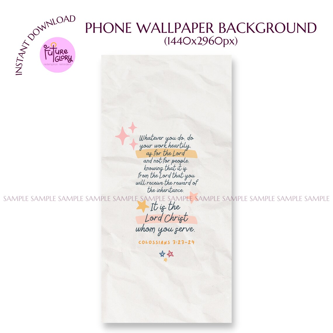 Phone Tablet Digital Background Wallpaper Work Heartily as for - Etsy