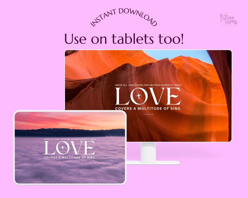 Christian Love Bible Verse Computer Background Valentines Desktop ...