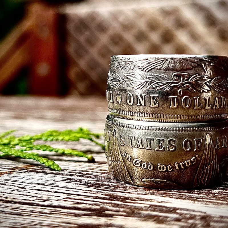Silver Coin Ring - Etsy