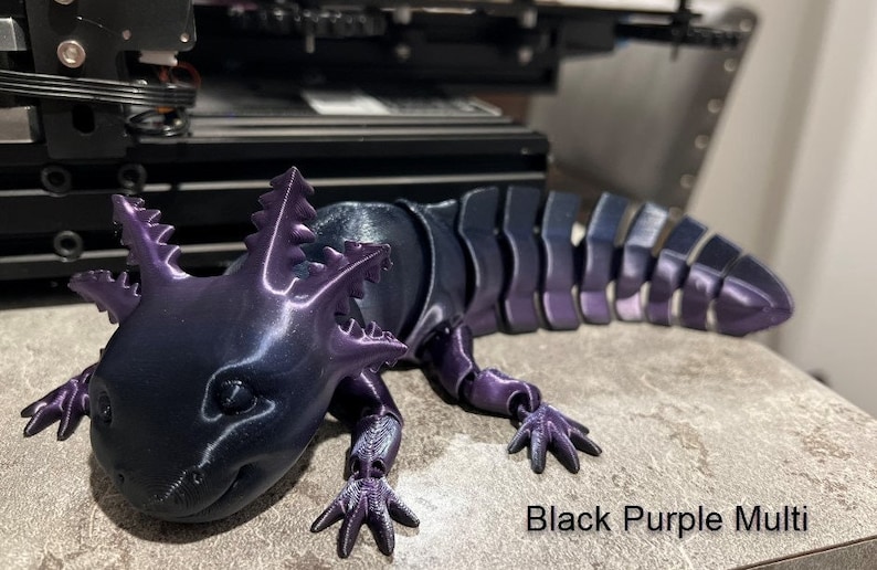 3-D Articulated Axolotl Fidget Toy - Etsy