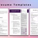 Creative Professional Resume Template 'maria' - Etsy
