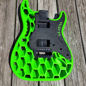 Custom 3D Printed Honeycomb Stratocaster Body - Etsy