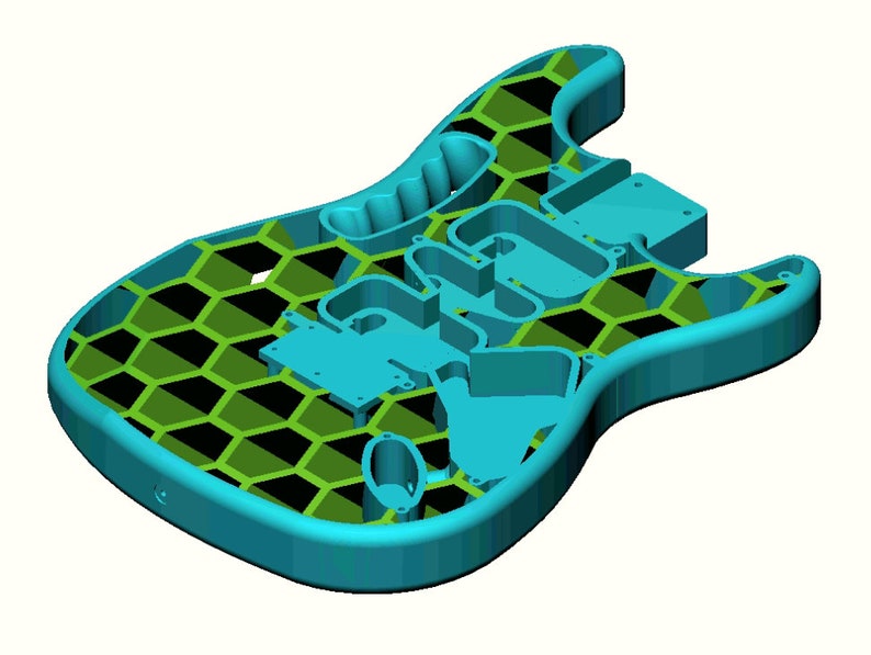 Custom 3D Printed Guitar - Etsy