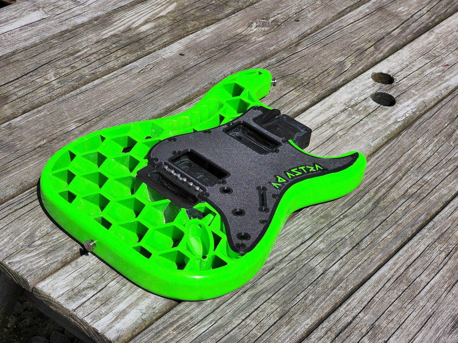 Custom 3D Printed Honeycomb Stratocaster Body - Etsy