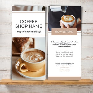 Rack Card Template | Restaurant Rack Card | Price Guide Template | 4x9 ...