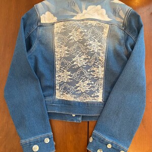 Girls Cloud Style Denim Jacket - Age 7-10 - Etsy