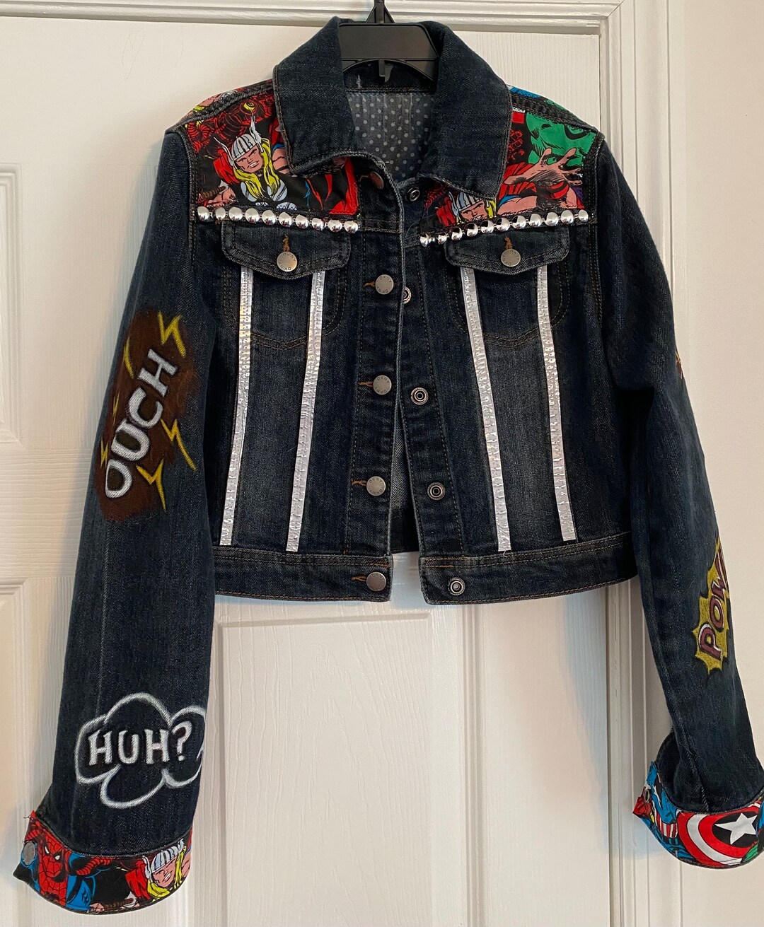 Boys Superhero Marvel Inspired Denim Jacket - Etsy