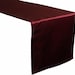 Burgundy Bridal Satin Table Runner, Wedding Banquet Decoration ...