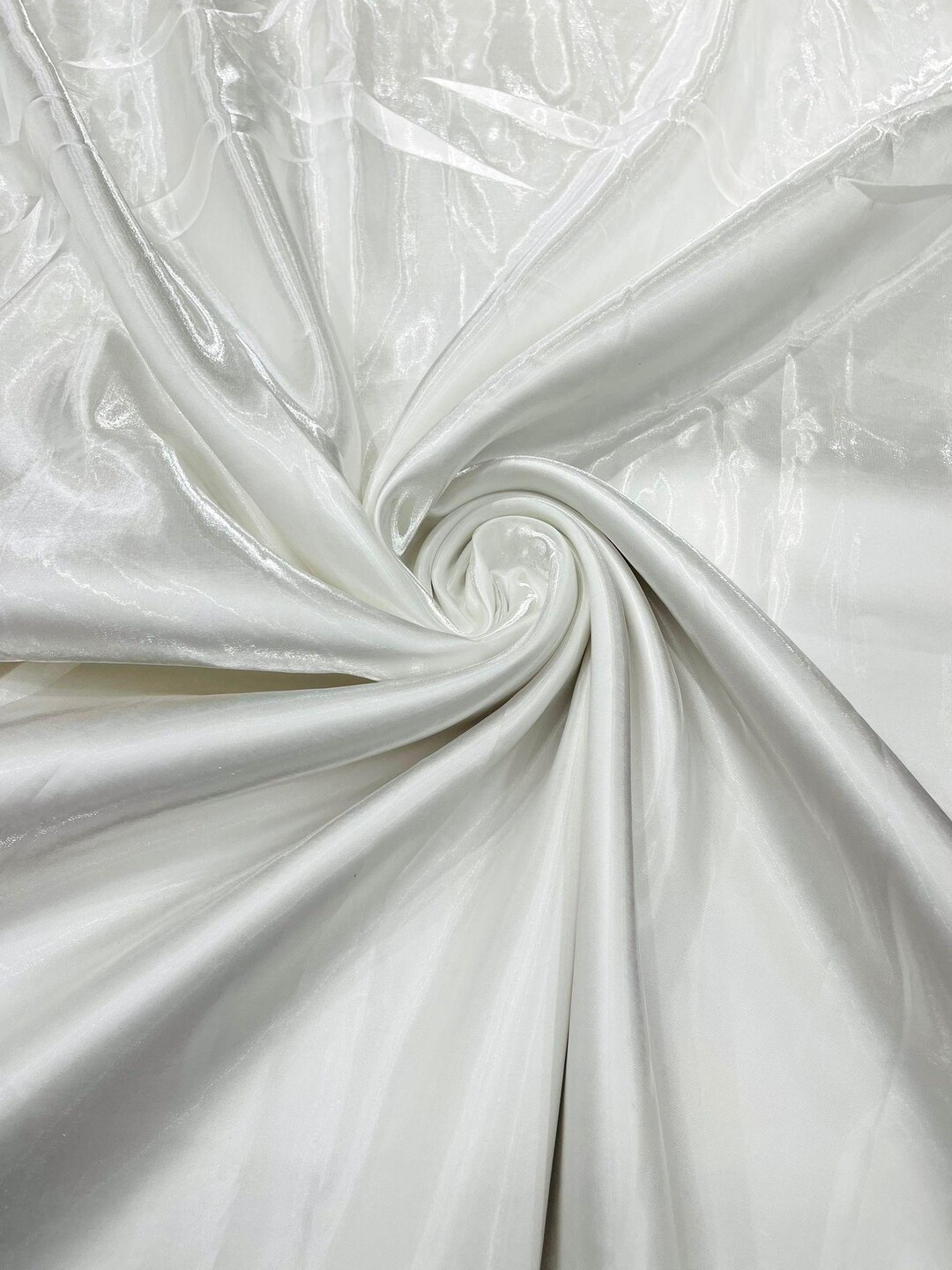 Ivory Bridal Liquid Satin Fabric-glossy Satin-58” Wide-prom. - Etsy