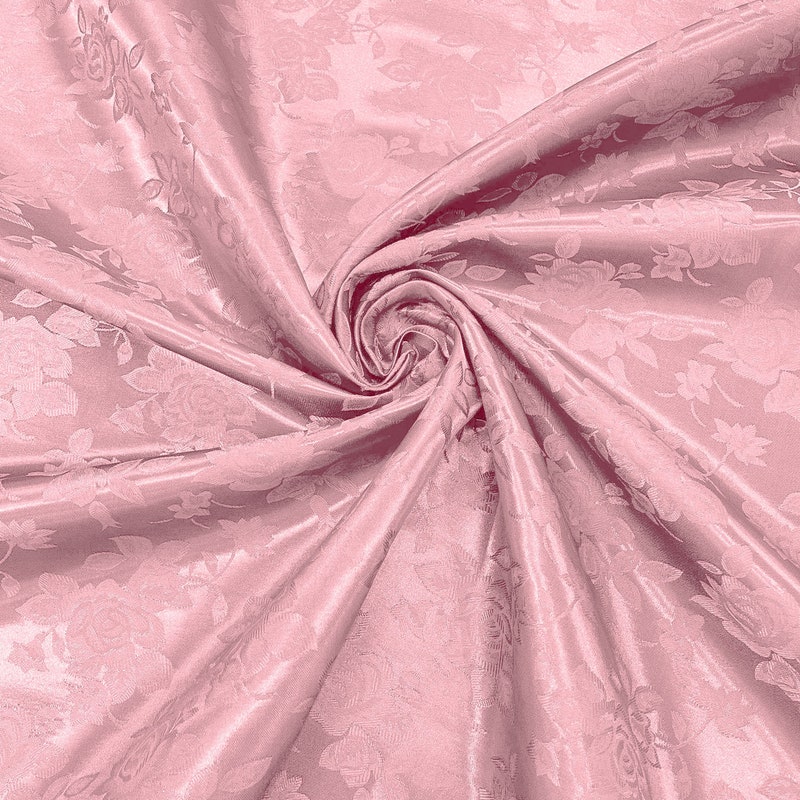 Dusty Rose Satin Fabric - Etsy