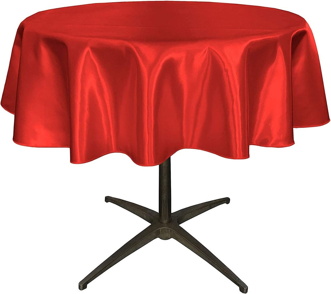 Bridal Satin Table Overlay, for Small Coffee Table Red - Etsy