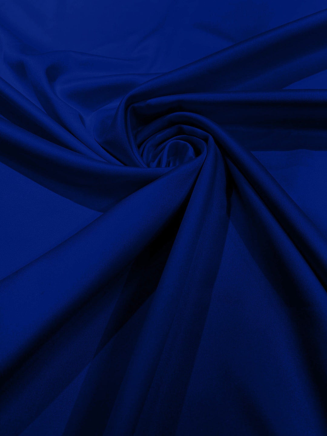 Dunkel Royal Blau Matt Stretch Lamour Satin Stoff 58 Breit / Verkauft ...
