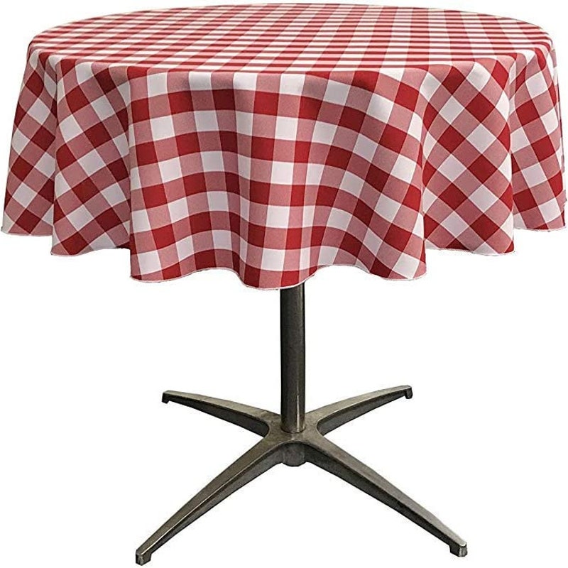 Red and White Checkered Tablecloths - Etsy