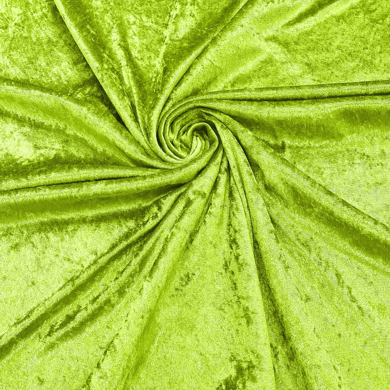 Lime Green Velvet Fabric - Etsy