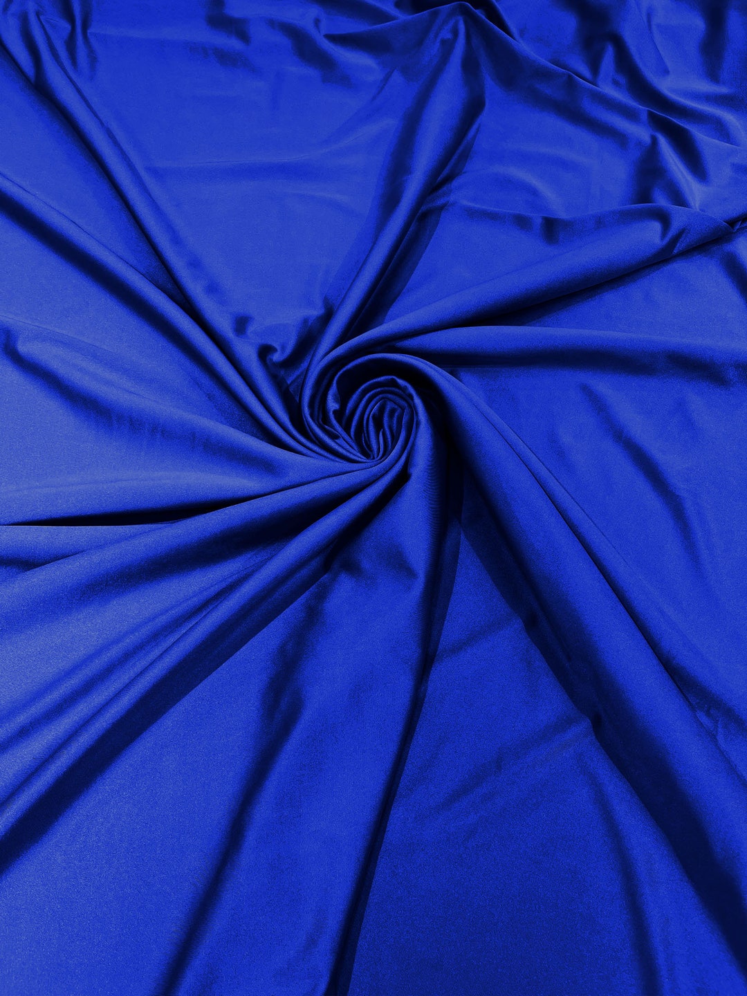 Royal Blue Shiny Milliskin Nylon Spandex Fabric 4 Way Stretch 58" Wide ...