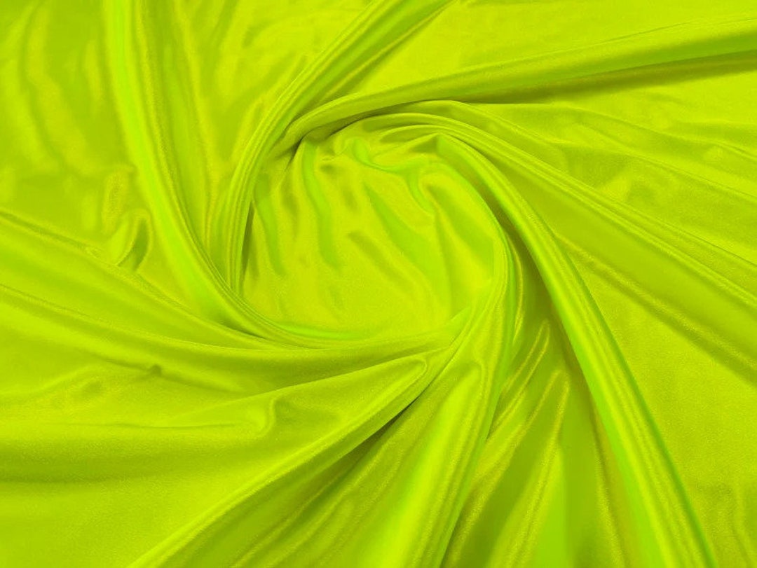 Deluxe Shiny Polyester Spandex Fabric Stretch 58" Wide Sold by the Yard ...
