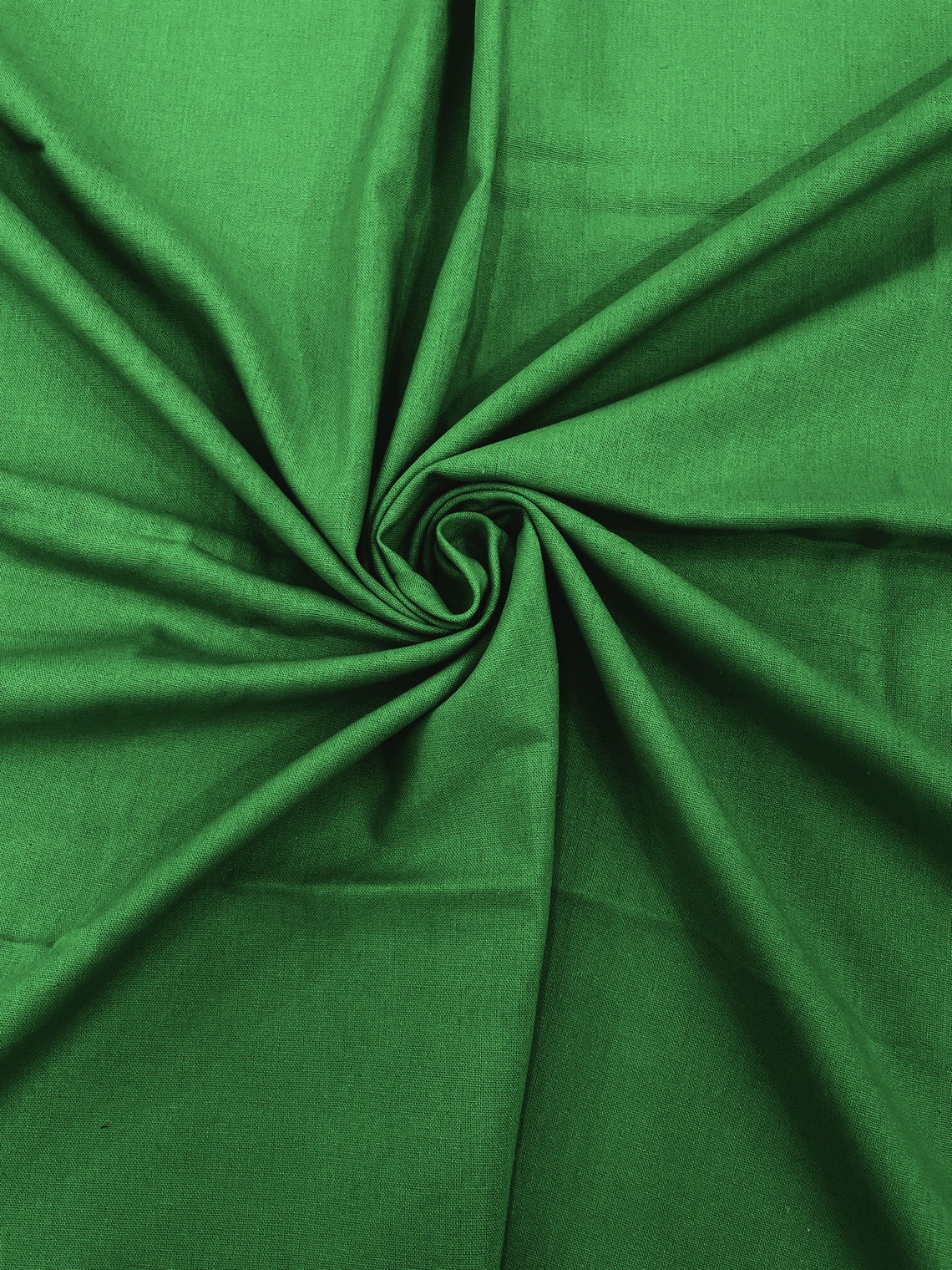Kelly Green Medium Weight Natural Linen Fabric/50 " Wide/clothing - Etsy