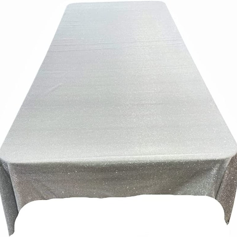 Dark Silver Tablecloth - Etsy UK