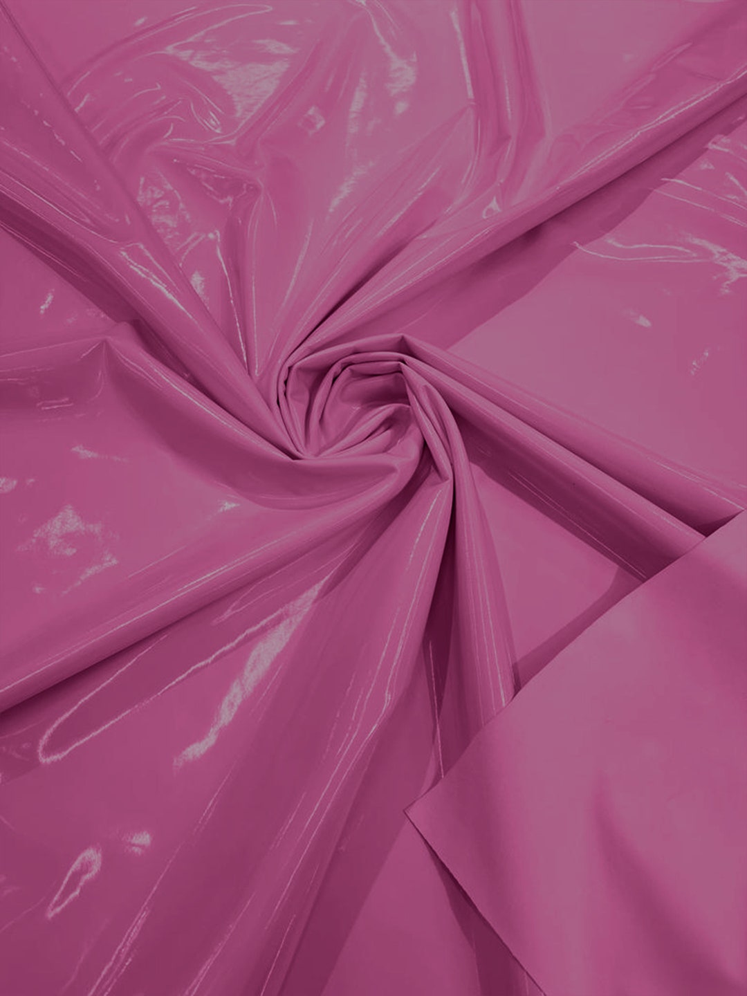 Candy Pink Spandex Shiny Vinyl Fabric (latex Stretch) - Sold by the ...