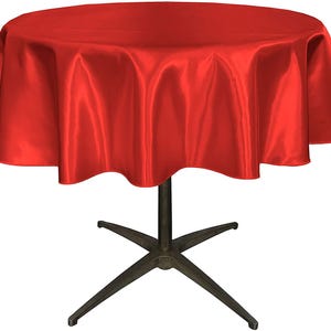 Bridal Satin Table Overlay, for Small Coffee Table Red - Etsy