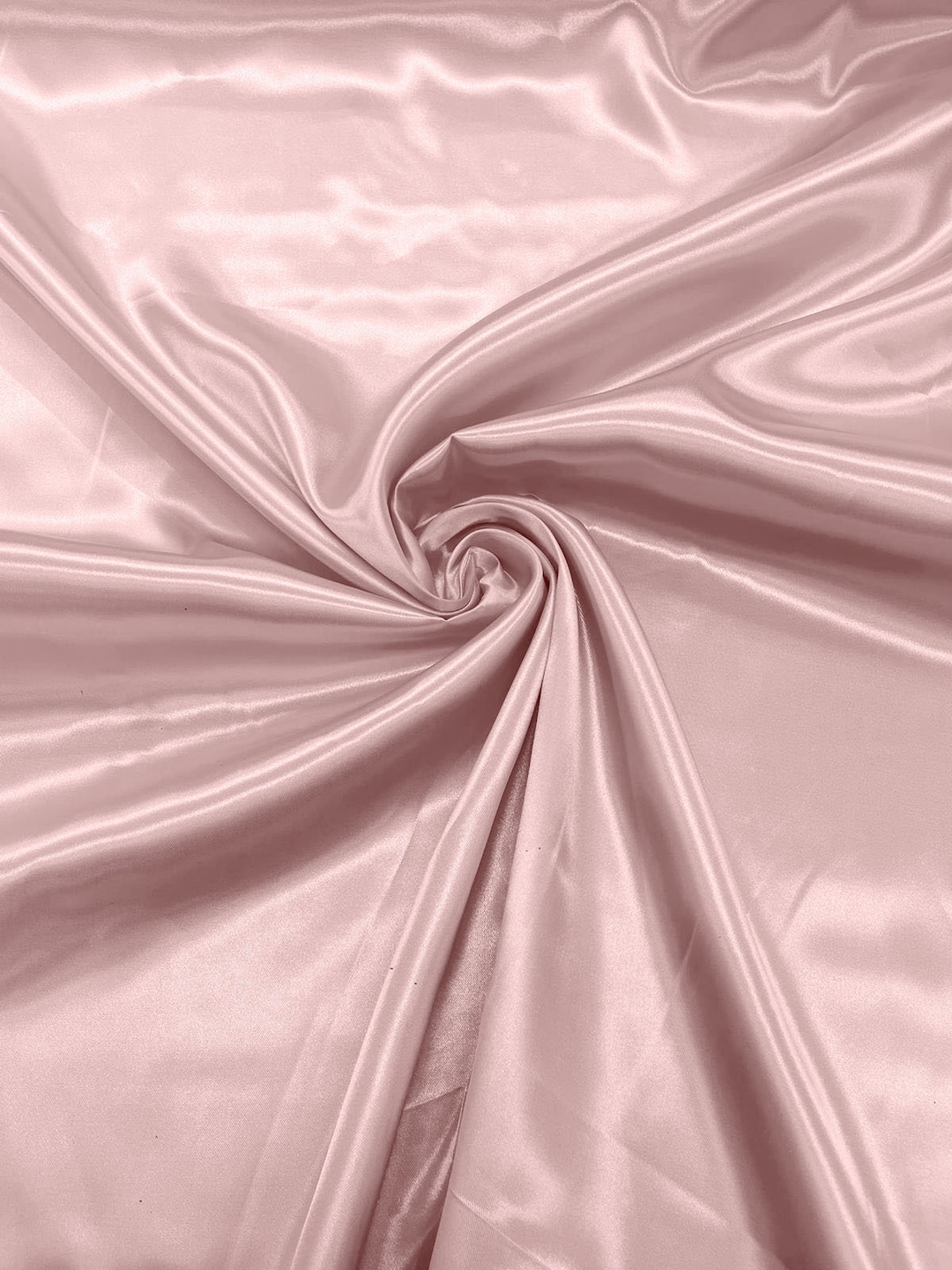 Blush Pink Shiny Charmeuse Satin Fabric for Wedding Dress/crafts ...