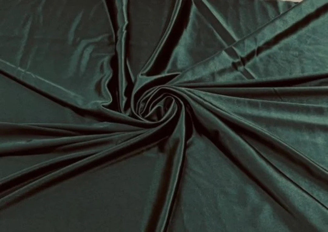 Deluxe Shiny Polyester Spandex Fabric Stretch 58" Wide Sold by the Yard ...