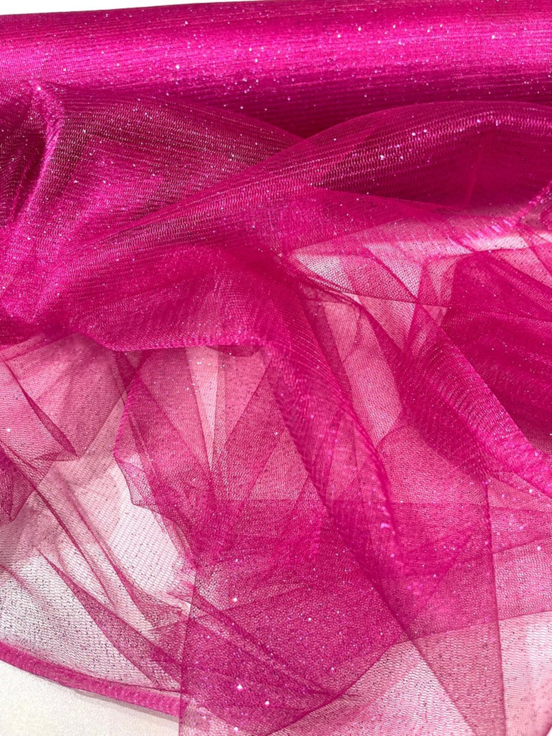 Sparkle Tulle Glitter Fabric Shimmer/ Tulle Glitter for Dresses/ Mesh ...