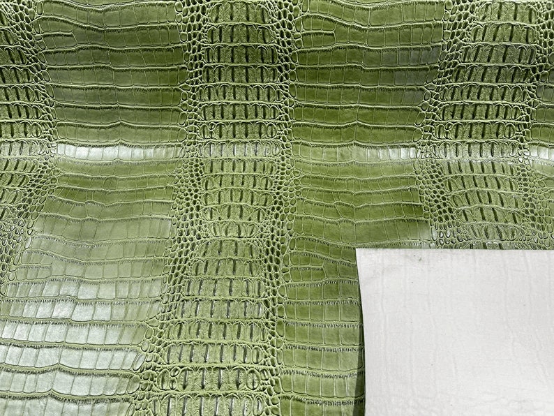 Green Alligator Skin