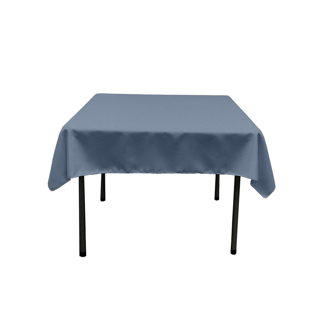 Coppen Blue Square Polyester Poplin Table Overlay - Diamond. Choose ...