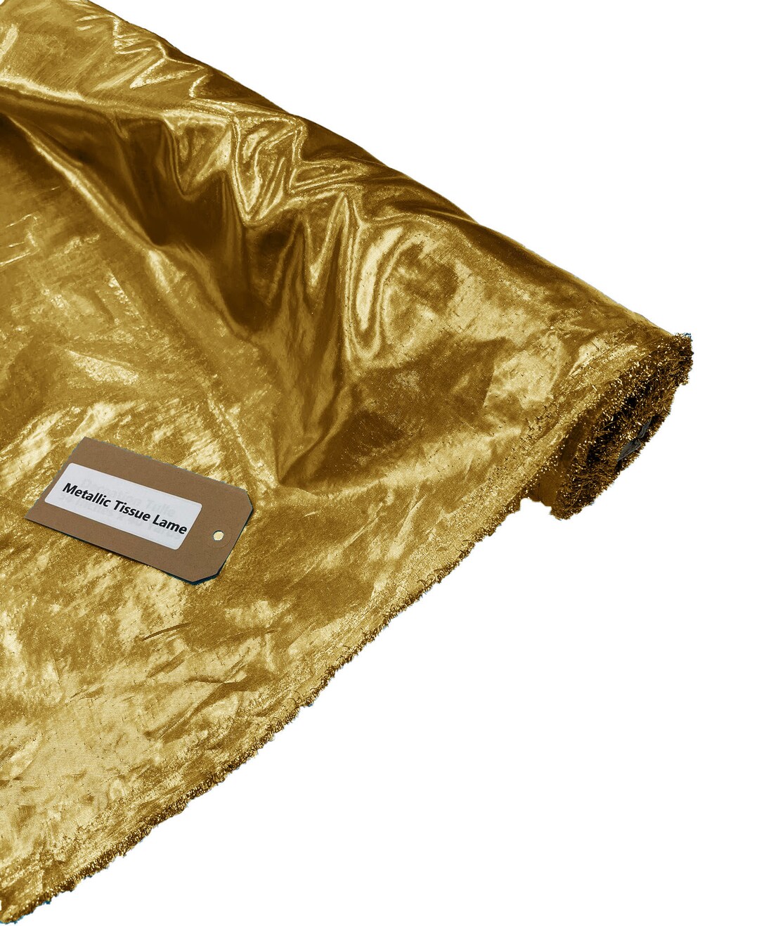 Gold Metallic Shiny Light Weight Tissue Lame Fabric/sewing Craft ...