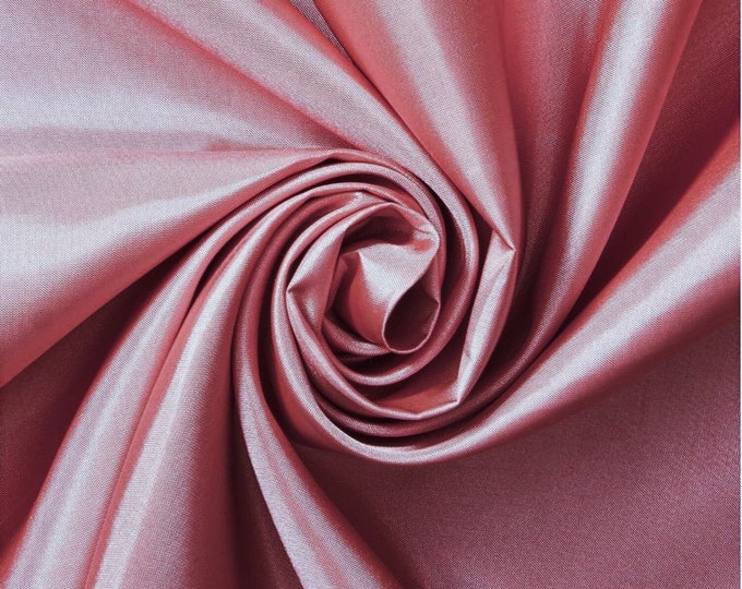 Mauve, 58/60" Shiny Finger Foil 4-way Stretch Heavy Nylon Spandex ...